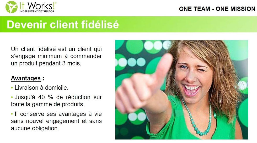 Nouveautés Client Fidélisé IT Works! Comment avoir des Wrap Gratuit