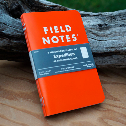 Expedition Field Notes Waterproof Notebooks 3-Pak | mysite-3