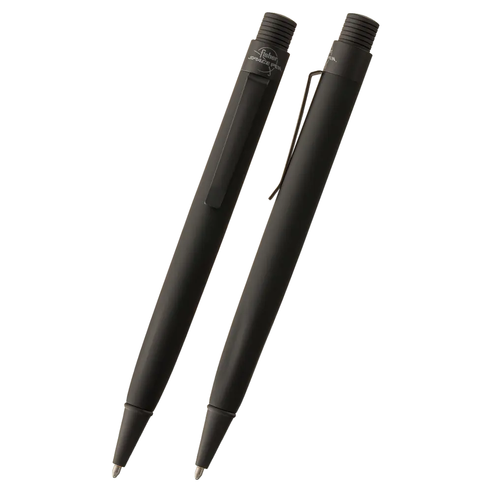 Matte Black Rubber Zero Gravity Space Pen | mysite-3