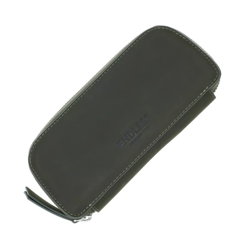 Endless Stationery Companion 3 Pen Leather Pouch in Green | mysite-3