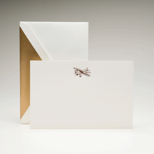 Crane Biplane Card w/Envelopes Set | mysite-3