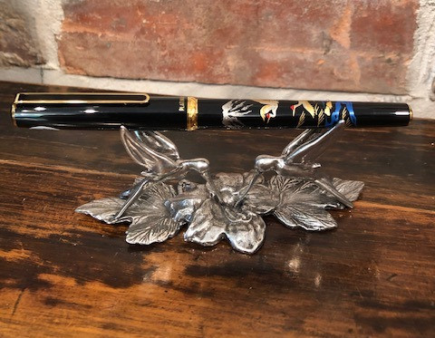 Hummingbirds Pewter Pen Stand | mysite-3
