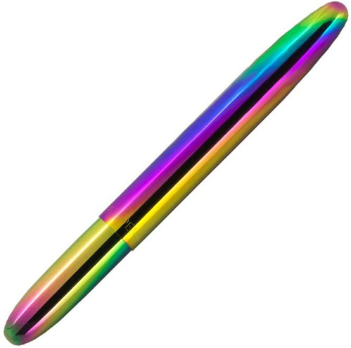 Rainbow Titanium Nitride Bullet Space Pen | mysite-3