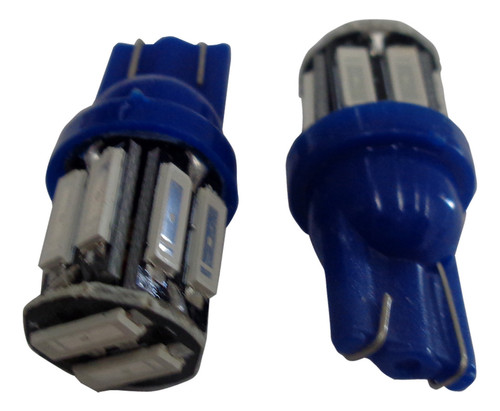 FOCO AUTOMOTRIZ DE PELLIZCO 10 LEDS AZUL DS | accesorios-molo