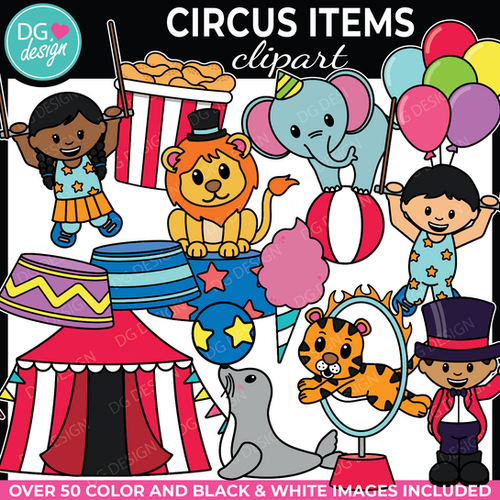 CIRCUS AND CARNIVAL CLIPART | Damm Good Design