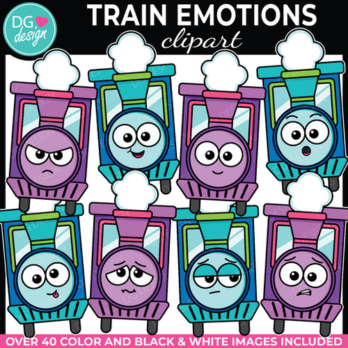 TRAIN EMOTIONS CLIPART | Damm Good Design