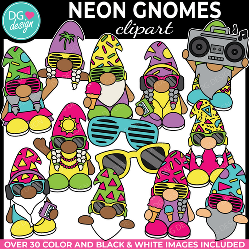 NEON 1980'S GNOMES | Damm Good Design