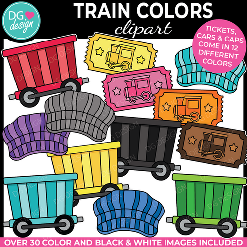 TRAIN COLORS CLIPART | Damm Good Design