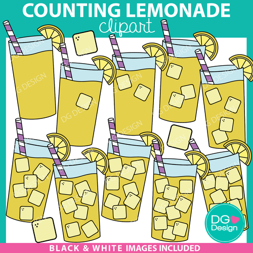 COUNTING LEMONADE CLIPART | Damm Good Design