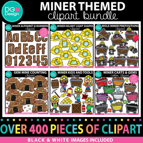 MINING THEMED CLIPART BUNDLE | Damm Good Design