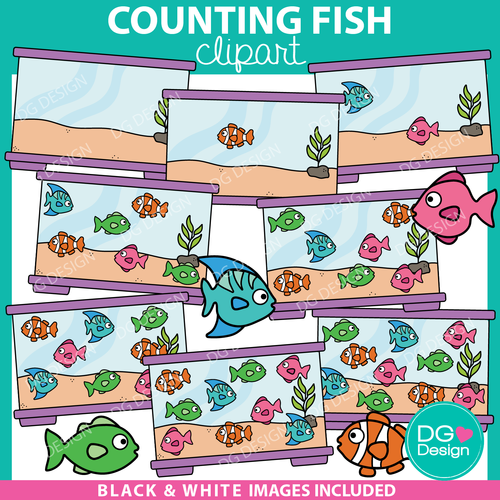 COUNTING FISH CLIPART | Damm Good Design