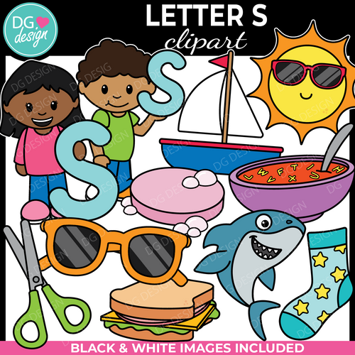 LETTER S ALPHABET CLIPART | Damm Good Design