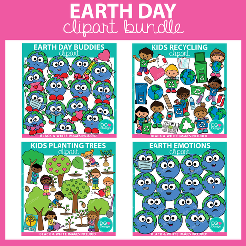 EARTH DAY CLIPART BUNDLE | Damm Good Design
