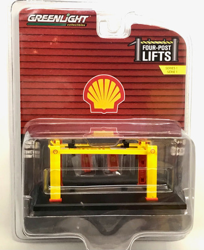 GL Shell Oil 4 Post Lift 1:64 scale | Diecast Collectables