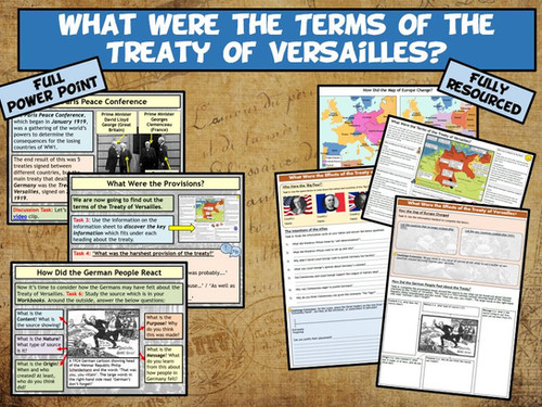 WW1 L19 & L20 - What Were the Effects of the Treaty of Versailles? | My ...