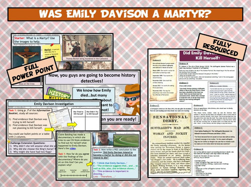 Women's Suffrage L4 - Did Emily Davison Intend to Die? | My Site