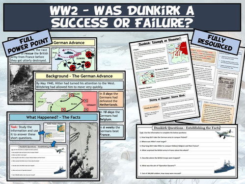 WW2 L1 - Was Dunkirk a Success or Failure? | My Site