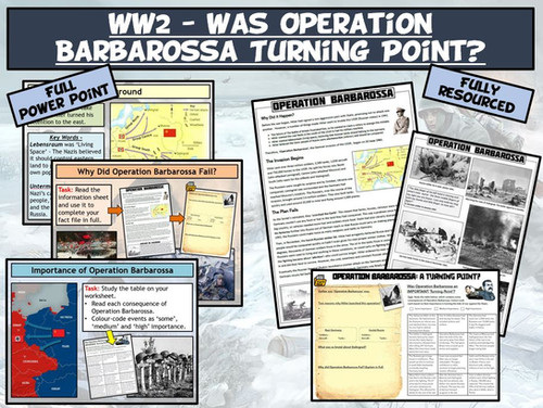 WW2 L3 - Was Operation Barbarossa a Turning Point? | My Site