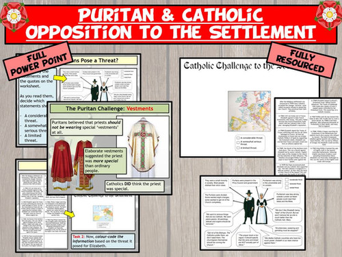 Elizabeth L7 - Opposition to the Religious Settlement | My Site