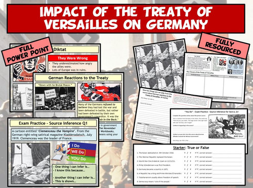 Germany L2 & L3 - The Impact of the Treaty of Versailles | My Site