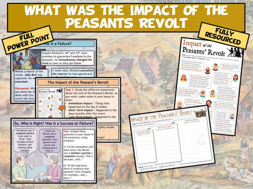 Medieval Power L7 - What Was the Impact of the Peasants Revolt? | My Site