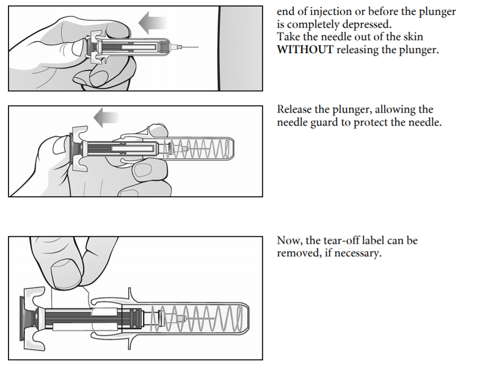 HOW TO GIVE THE INJECTION Mircera instructions