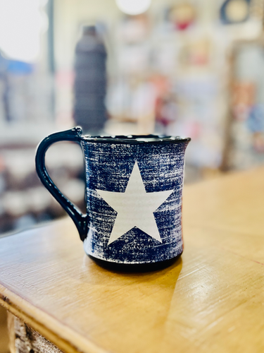 Glazed Texas Flag Mug | Texas General Store
