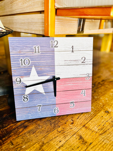 Texas Flag Clock | Texas General Store