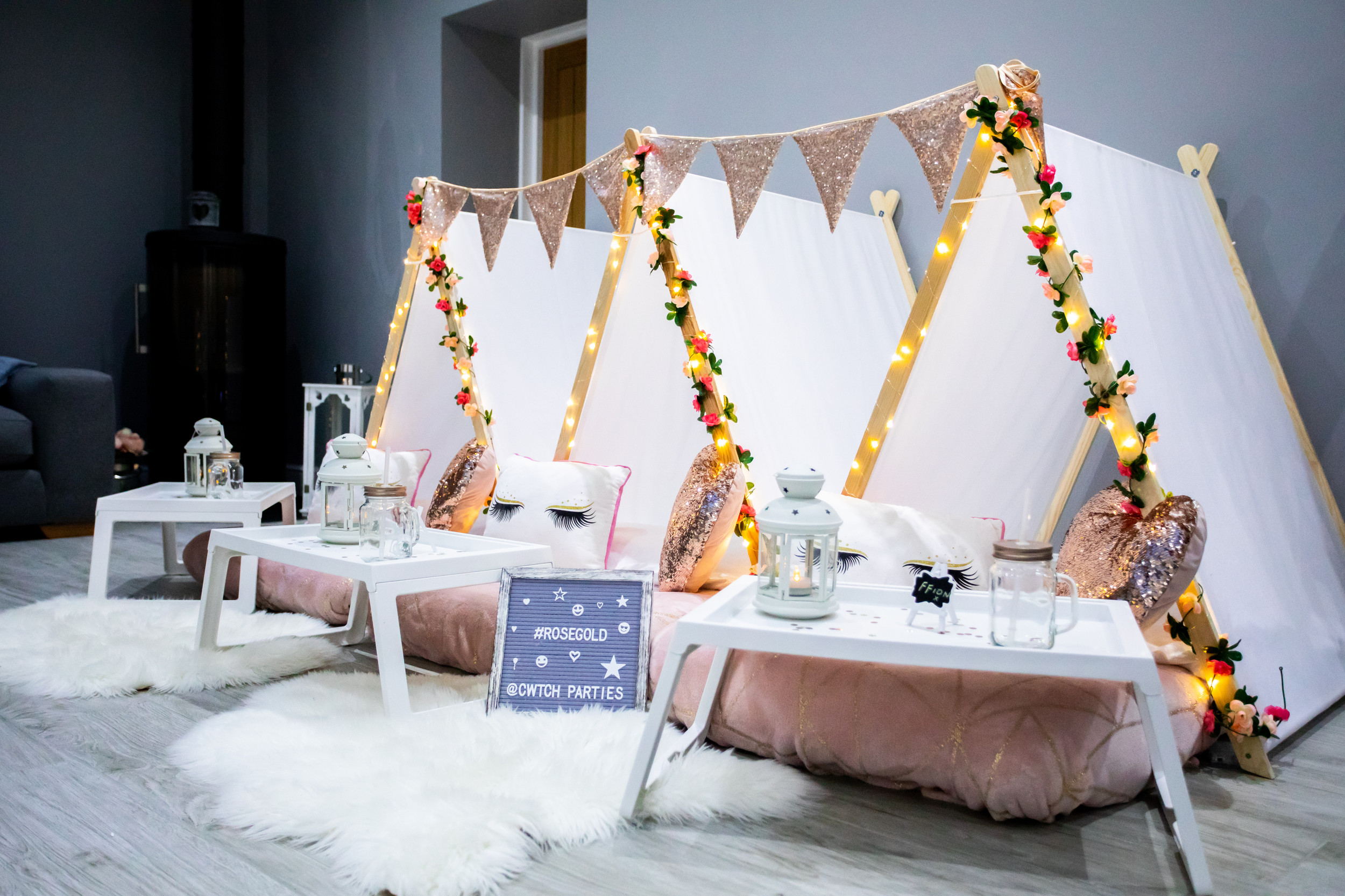 Cwtch Parties I Teepee Parties, Wales