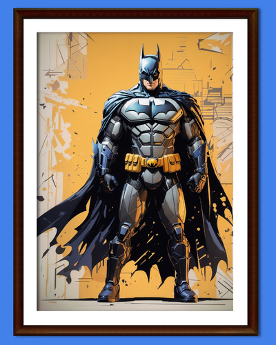 Batman Comic Poster Print | AI Art Kingdom