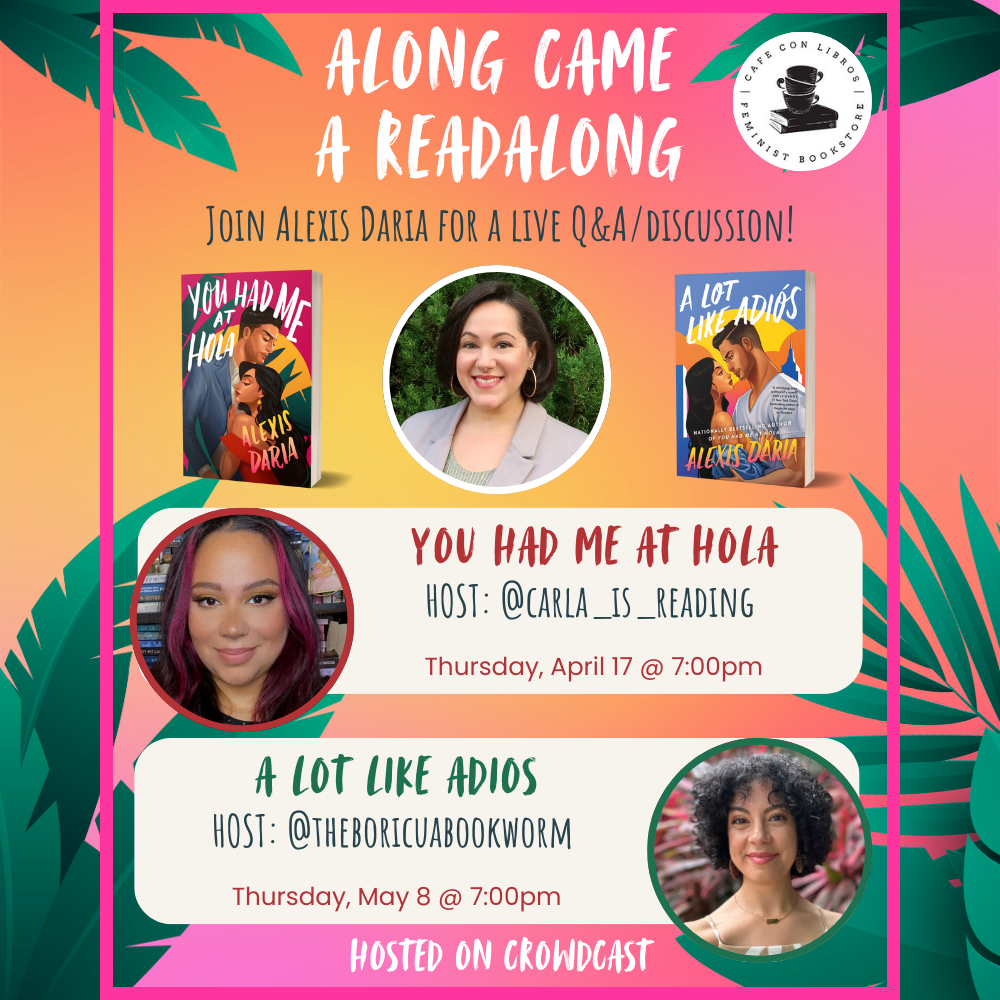 Official Booksellers: "Along Came a Virtual Readalong with Alexis Daria ...