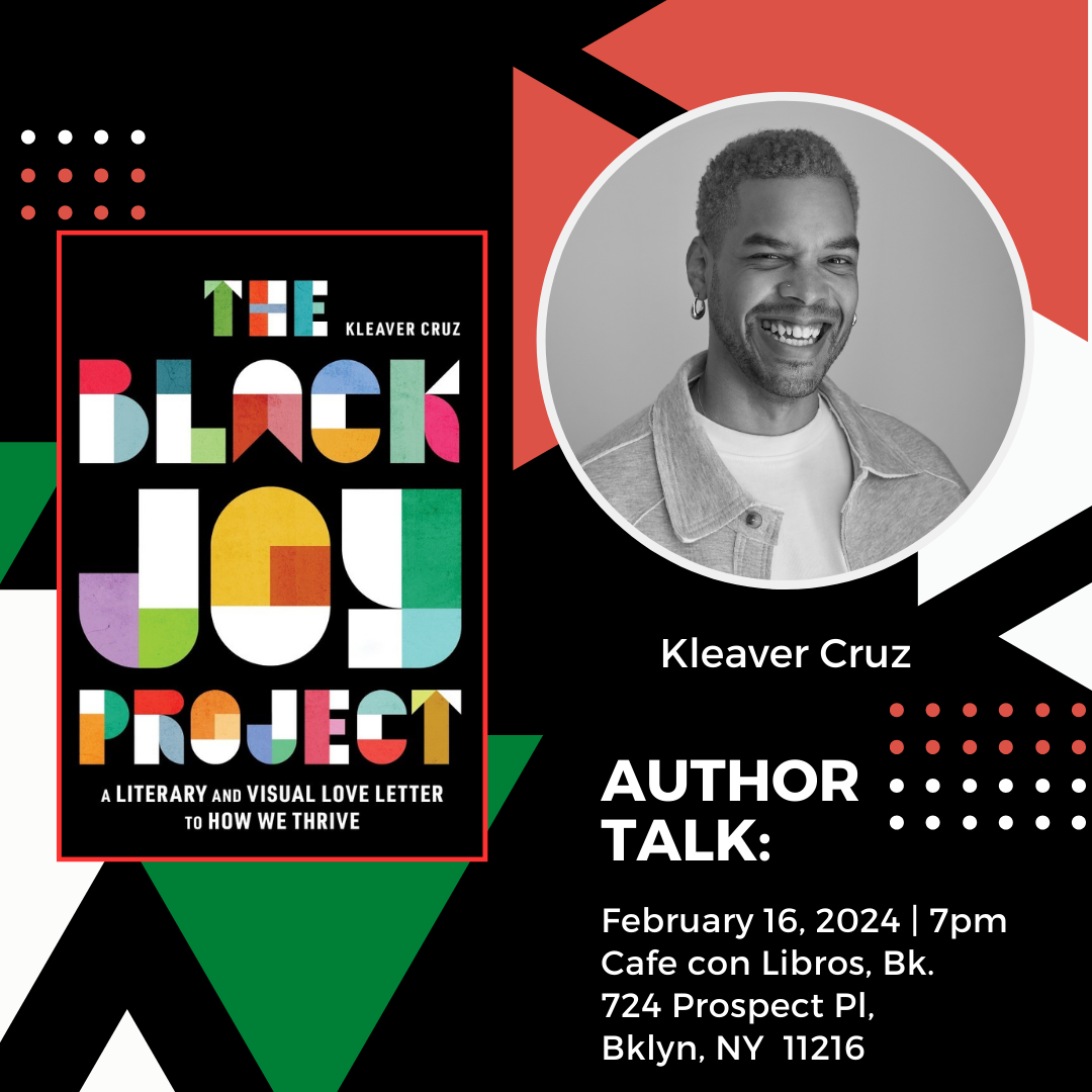 Author Talk: Kleaver Cruz, author of "The Black Joy Project" with ...