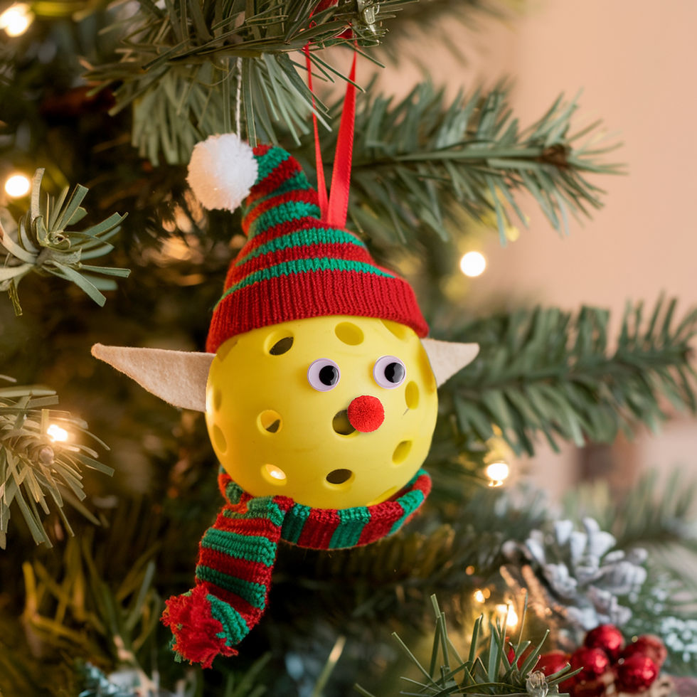 Pickleball DIY Christmas Crafts: Creative Recycling Ideas for Cracked ...