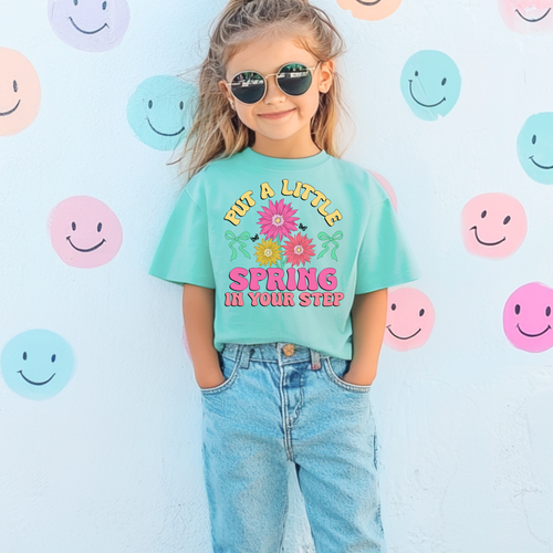 PUT A LITTLE SPRING IN YOUR STEP TEE | LB's TEES
