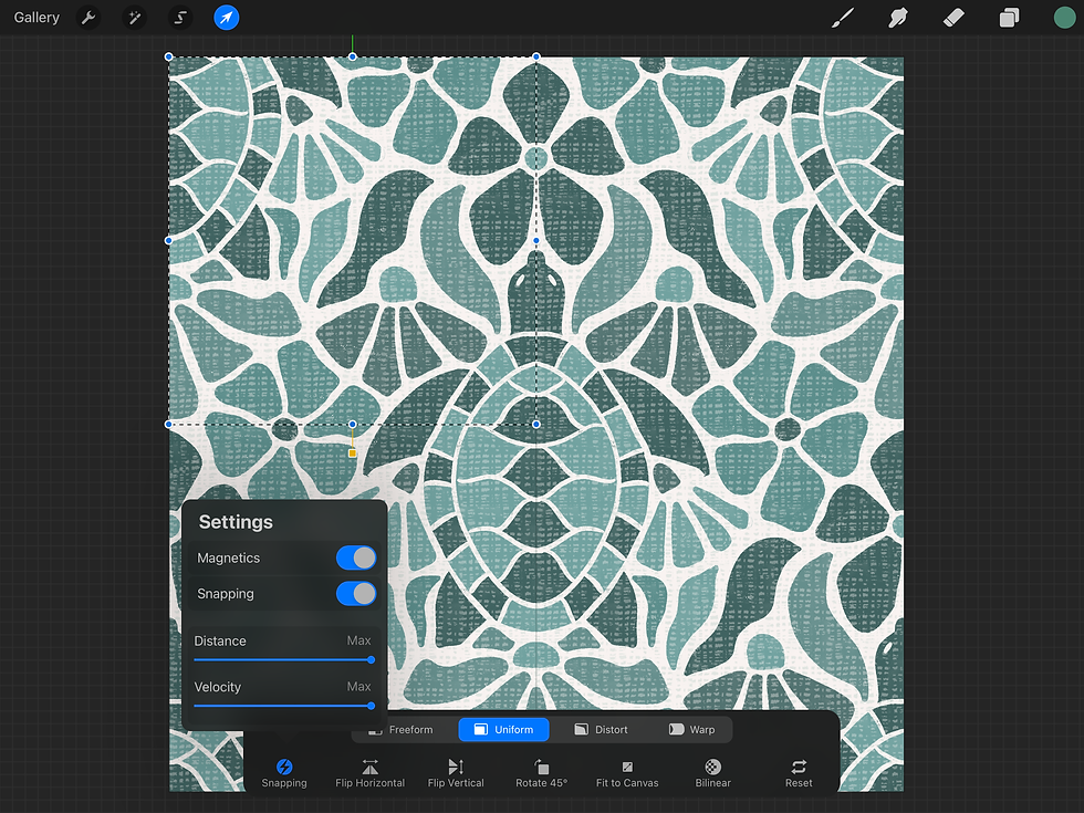3 simple ways to make stand-out patterns using the Procreate Symmetry tool