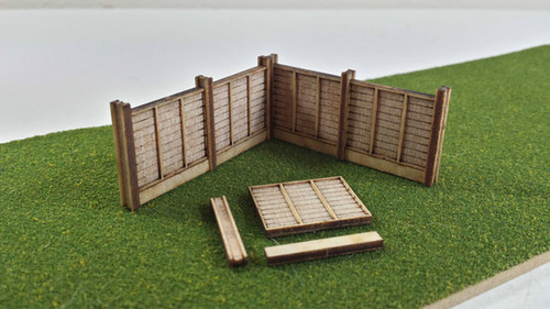 OO Gauge Double Sided Panel Fencing (Rear Garden) | MMR Models