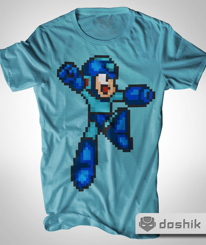 PLAYERA ROCKMAN PIXEL ART | sphynxmx