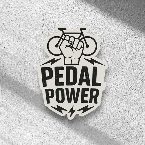Pedal Power | MTB Stickers