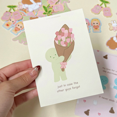 smiski greeting card #1 | Little Odd Gems