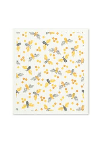 Bees Designer Print Sponge Cloth | MÜkitchen