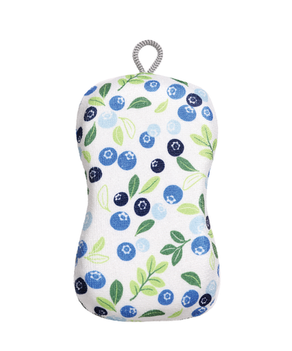 Blueberries Designer Print Scrub Sponge | MÜkitchen