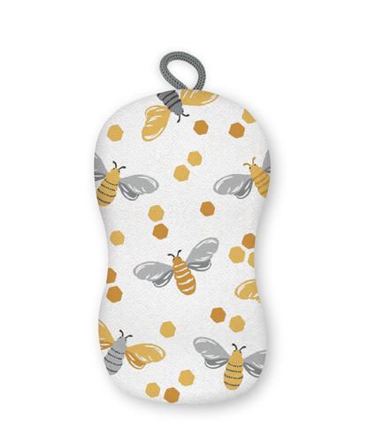 Bees Designer Print Scrub Sponge | MÜkitchen
