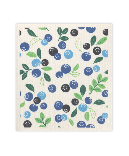 Blueberries Designer Print Sponge Cloth | MÜkitchen