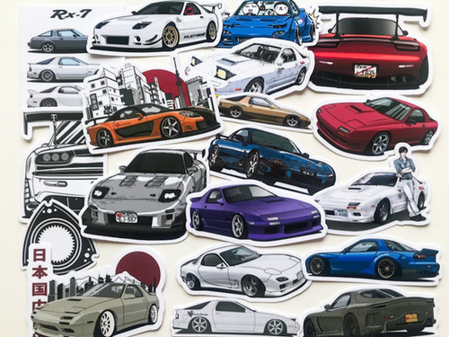Mazda RX7 FC FD Vinyl Stickers | Mysite