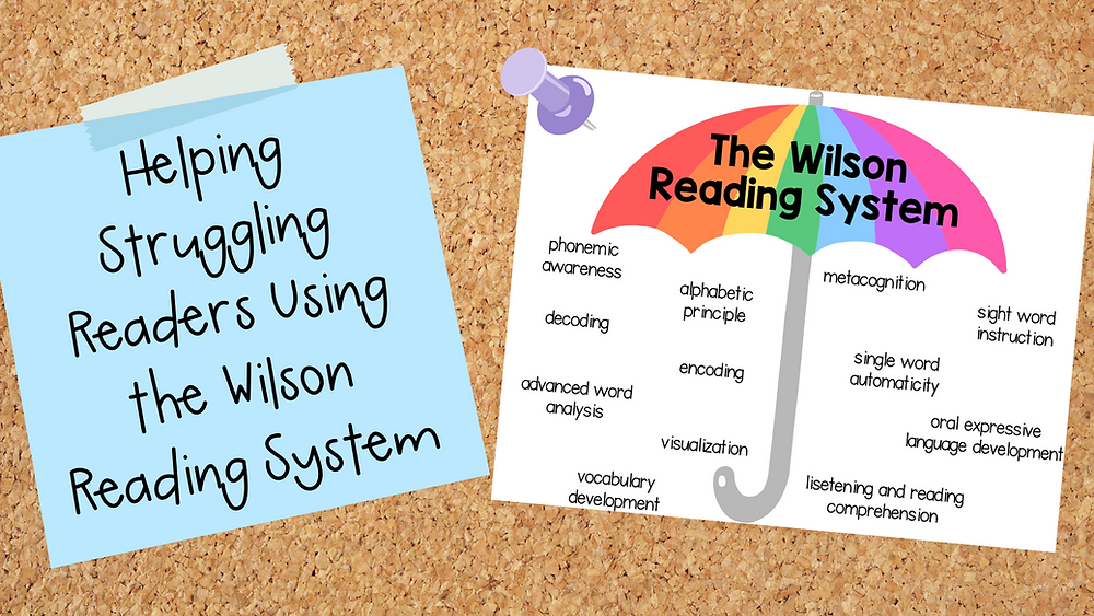 Struggling Reader? The Wilson Reading System may be for you.