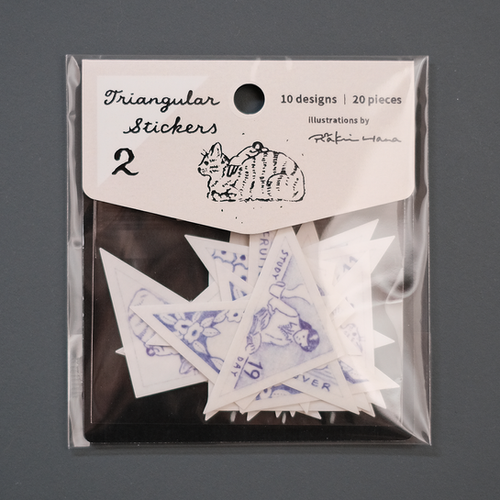 Triangular Stickers –2– | Hana Rakui｜羅久井ハナ