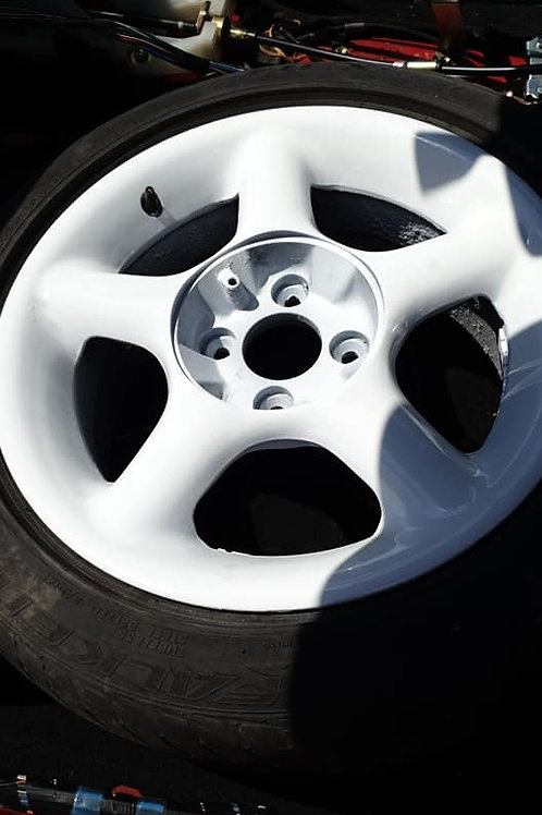 Toyota 4 MR2 MK1 5 spoke alloy wheels 195 50 15 | mr2mk1