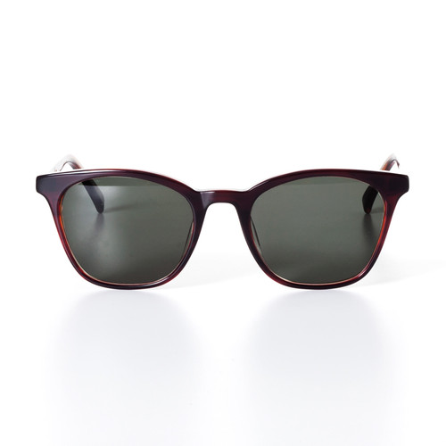 JARVIS MAHOGANY - SUNGLASSES GREEN | ROSEMANCLUB.COM
