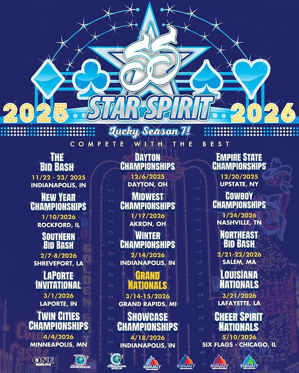 Home | STAR SPIRIT PRODUCTIONS - Cheer Competitions