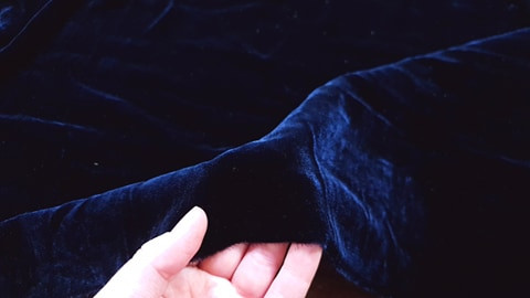 Silk Velvet-Dark blue